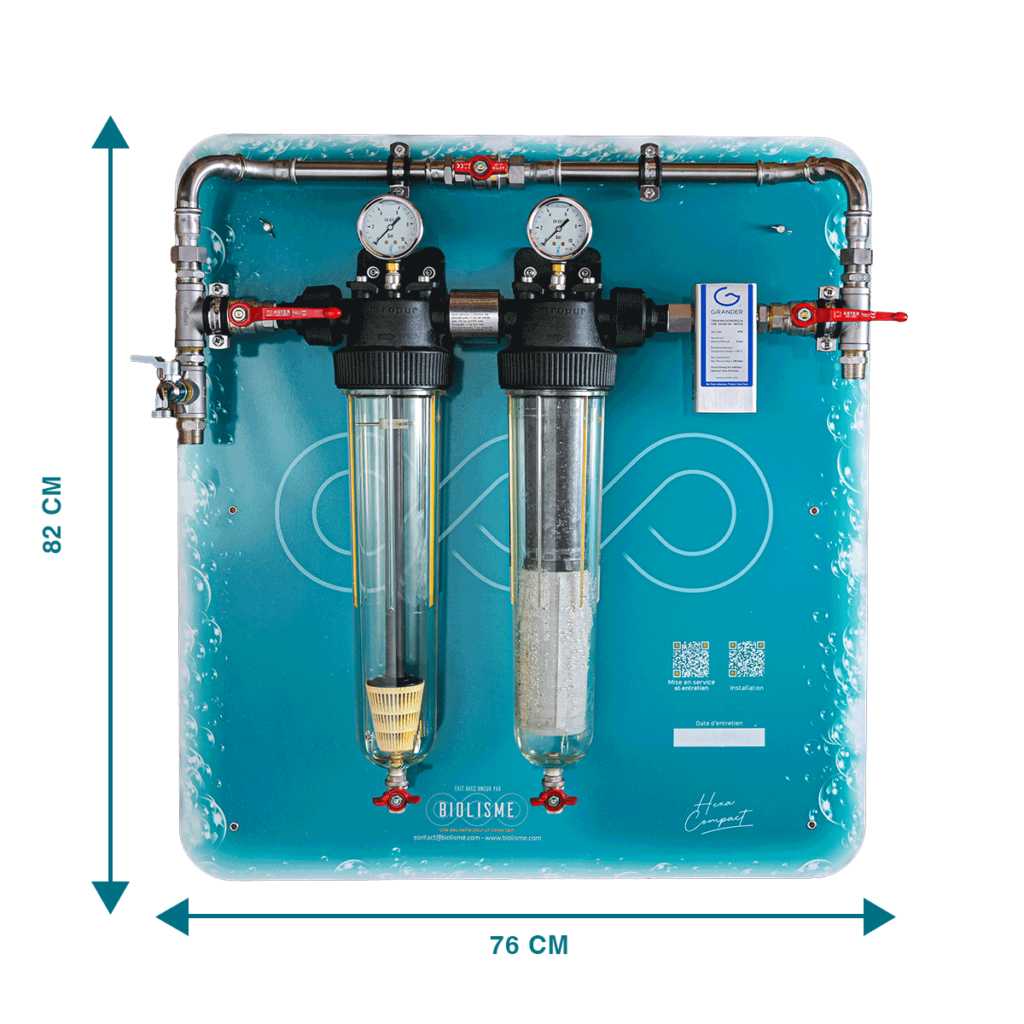 Hexa Compact : système de filtration d’eau - Biolisme
